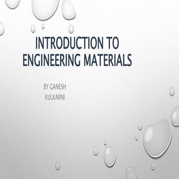 Electrical Engineering Material Part-I | PPTX