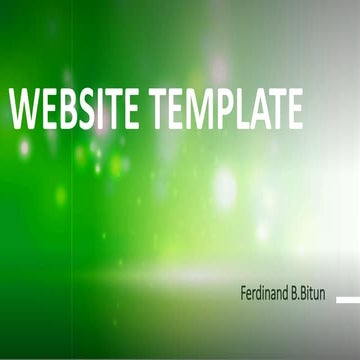 Website Templates | PPTX