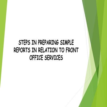 Simple Report | PPTX