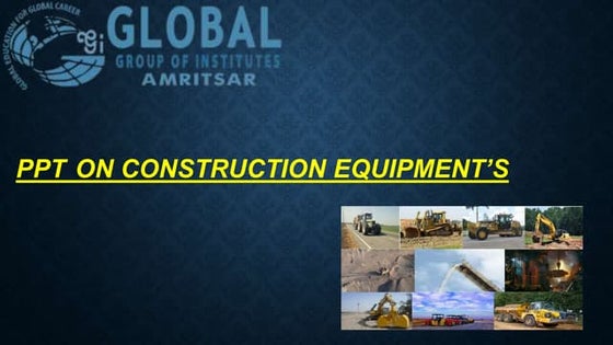 CONCRETE EQUIPMENTS.pptx | Civil Engineering Industry | Industries