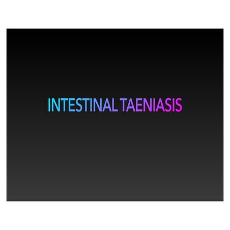 Taenia spp.. | PPTX