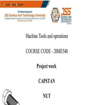 machine tool and operation of capstan .pptx