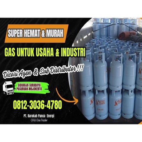 Gas Industri Sidoarjo | +62 812-3036-4780 | PPTX
