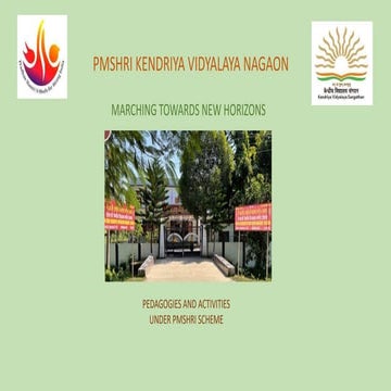 PMShri works Presentations, various works under this schemes | PDF