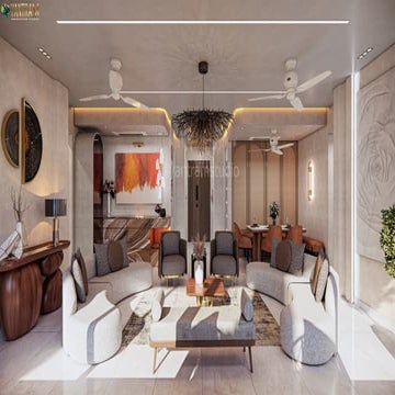 Captivating 3D Interior Render of Elegant Residential Project in Jeddah ...