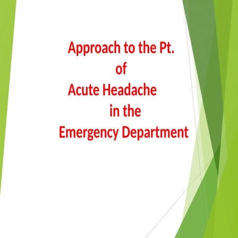 Presentation2. acute headache medical.pptx