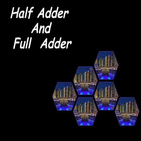 Design and Implementation of Half Adder & Full Adder using Verilog HDL | PDF