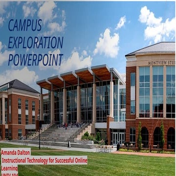 campus exploration presentation for Liberty University | PPTX