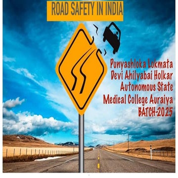 Comprehensive Road Safety Awareness and Accident Prevention in India | PDF