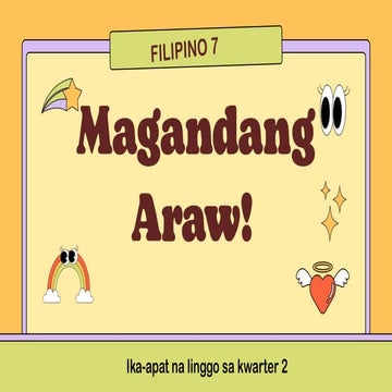 ELEMENTO NG ALAMAT | PDF