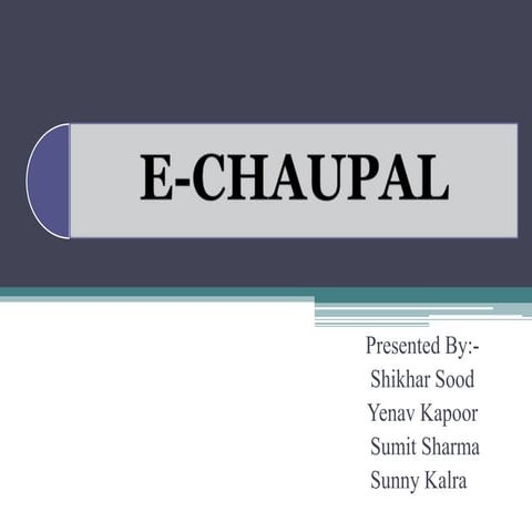 e-chaupal | PPT