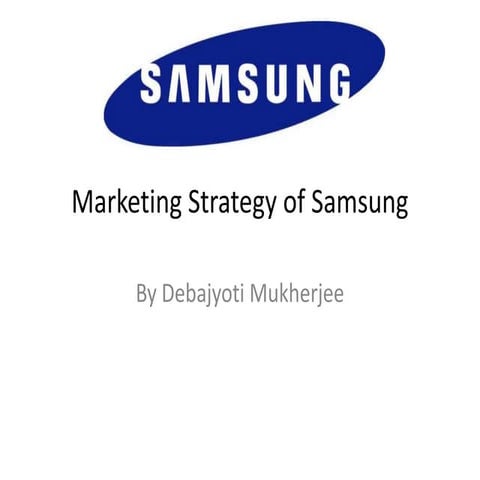 Samsung Business Strategy | PPTX