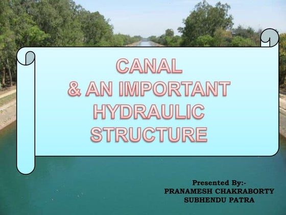 Hydraulics structures | PPTX | Civil Engineering Industry | Industries