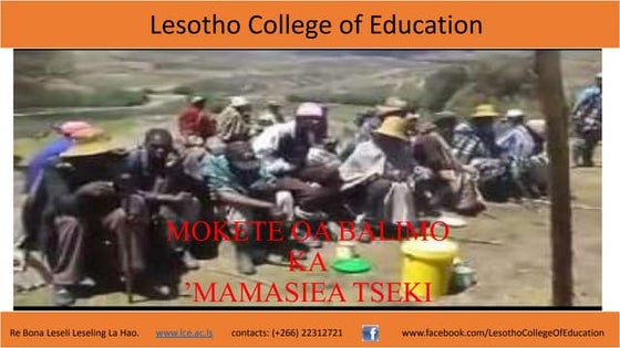 Lenyalo la sesotho | PPT