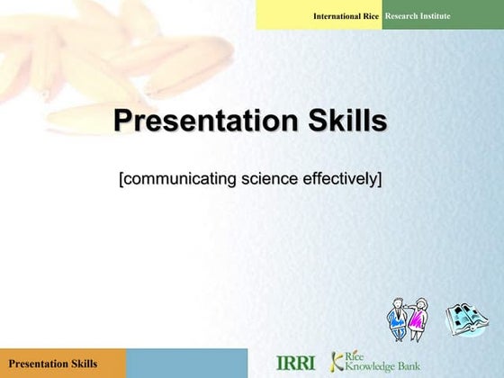 Presentation skill | PPT