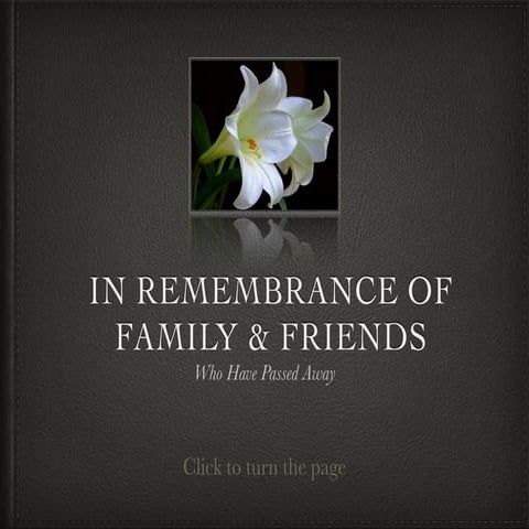 Remembrance of Family & Friends | PDF