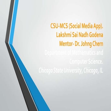 CSU-MCS | PPTX | Computer Software and Applications | Computing