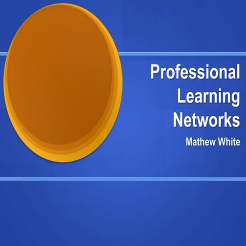 Personal learning Network for English Language Teachers | PPTX