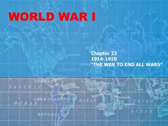 World War I Power Point | PPT