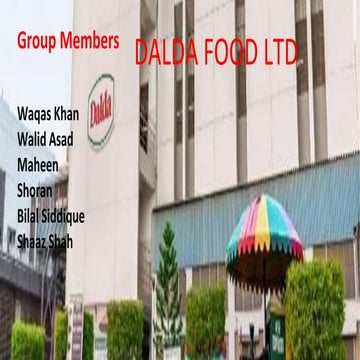 Marketing Management Dalda Case Study updated | PPT