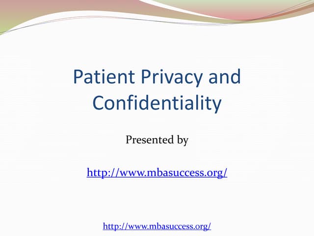 Hipaa training for healthcare workers | PPTX