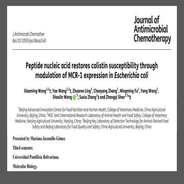 Peptide nucleic acid restores colistin susceptibility through ...