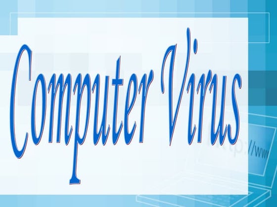 Computer viruses, types and preventions | PPT