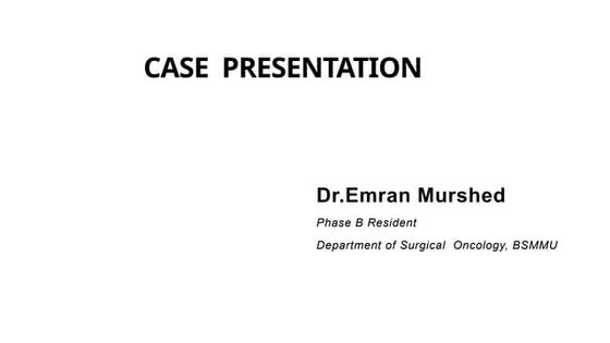 Obstetric case study | PPT