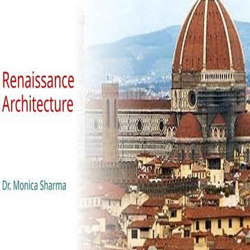 Renaissance Architecture: A Journey from Faith to Humanism | PPTX