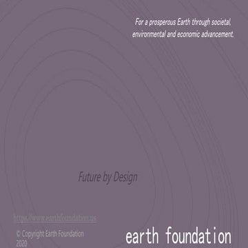 Earth Foundation Presentation | PPTX