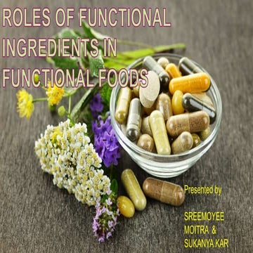 Presentation2 functional foods | PPT