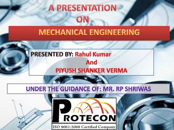 Introduction to mechanical engineering | PPTX | Mechanical and ...