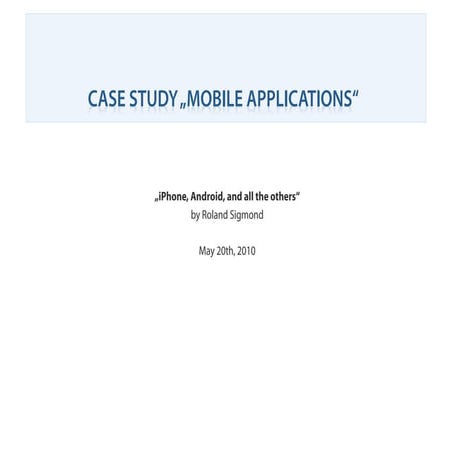 Browser based mobile applications - or how to reach 375x more devices ...
