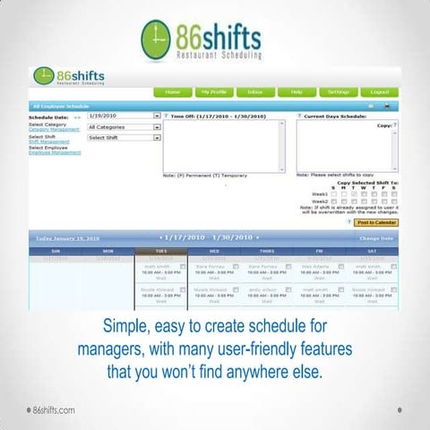 Shift Management | PPTX