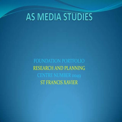 Media Powerpoint Presentation | PPT