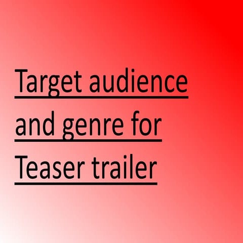 Urban Drama - Genre Research | PPT