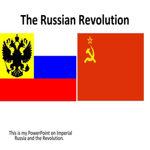 Background to the Russian Revolution | PPT