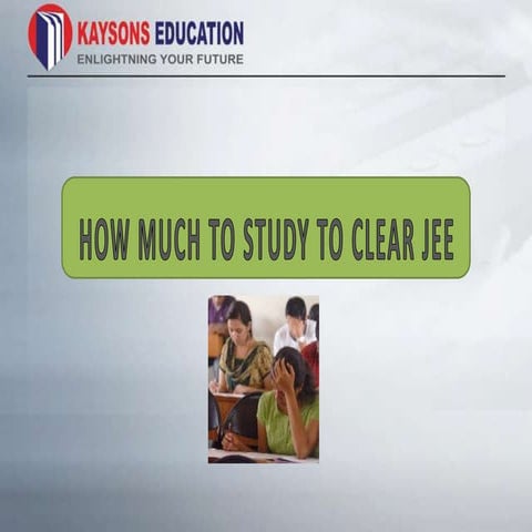 Study Tips for JEE | PPTX