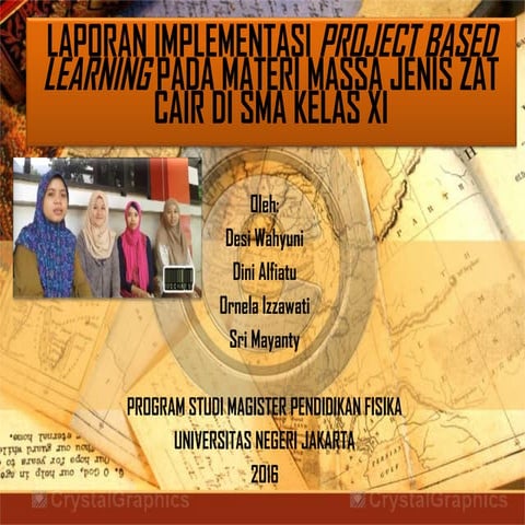 LAPORAN IMPLEMENTASI PROJECT BASED LEARNING PADA MATERI MASSA JENIS ZAT ...