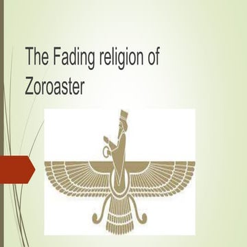 Presentation on Zoroastarinism | PPTX