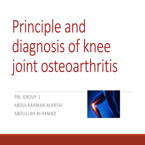 Osteoarthritis | PPTX