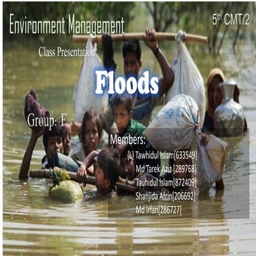 Design of flood control structures | PPT