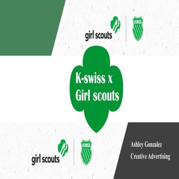 K-SWISS X GIRL SCOUTS Collaboration Campaign | PPT