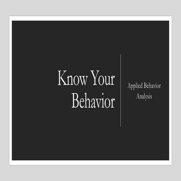 Know Your Behavior: Premack Principle & Response Deprivation Hypothesis ...