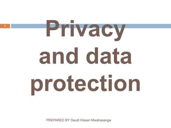An Introduction to Data Protection | PPT
