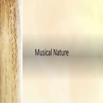 Musical Nature | PPTX