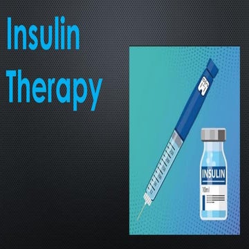 Insulin therapy | PDF