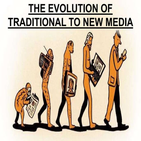 The evolution of traditional to new media | PPTX