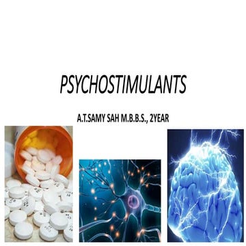 Psychostimulants | PPT