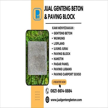 Paving Block Rumput | PDF